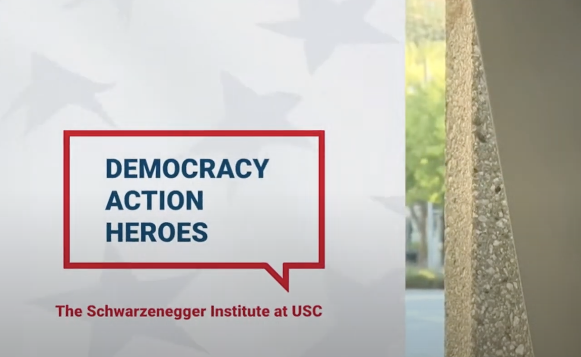 The Democracy Action Hero Awards Ceremony with Arnold Schwarzenegger - USC Schwarzenegger ...